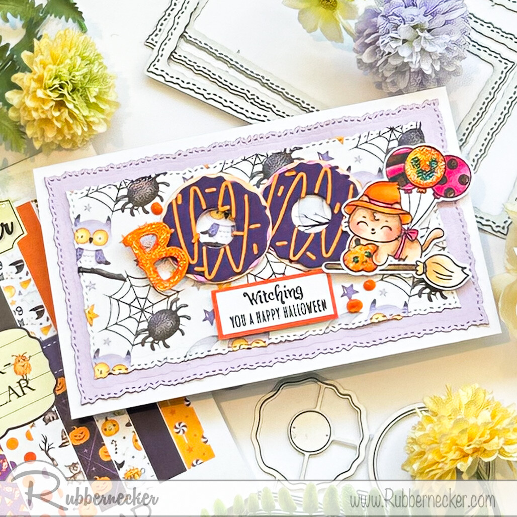 Make This Cute Mini Slimline Halloween Card! - Rubbernecker Blog